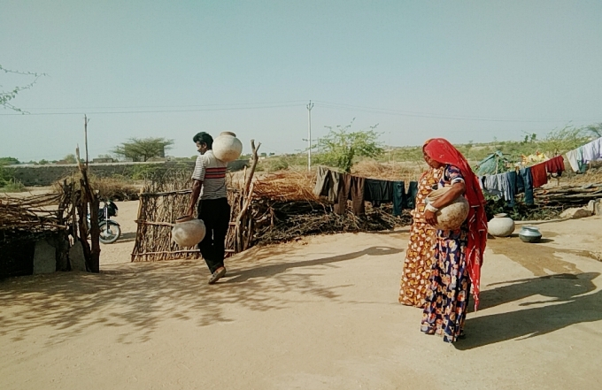 The nomadic communities in Rajasthan are struggling with water crisis